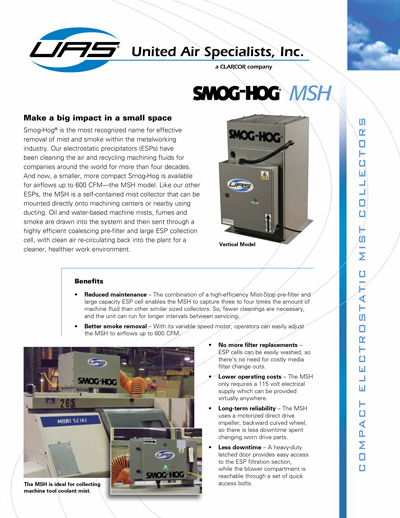 Smog Hog MSH Brochure in TN, MS, LA and AR | Air Solutions
